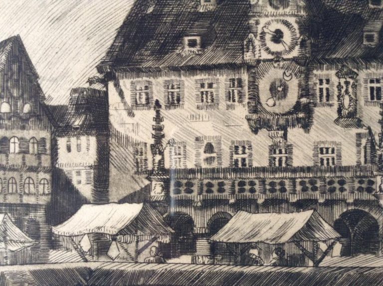 Rathaus in Heilbronn (Walter Romberg) – Kunstsammlung Schmelzle